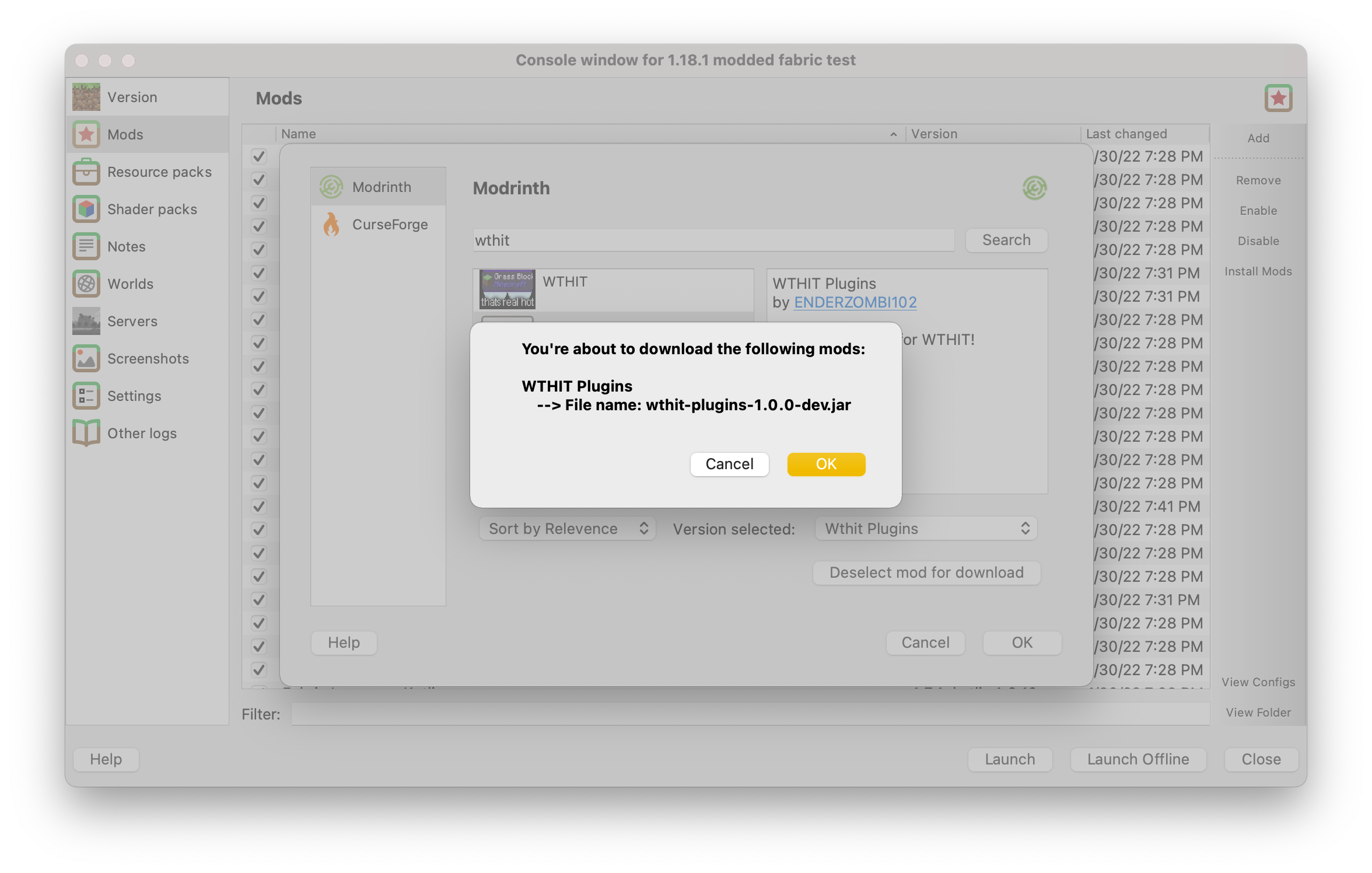 sometimes mod downloader downloads wrong jar · Issue #212 · PolyMC ...