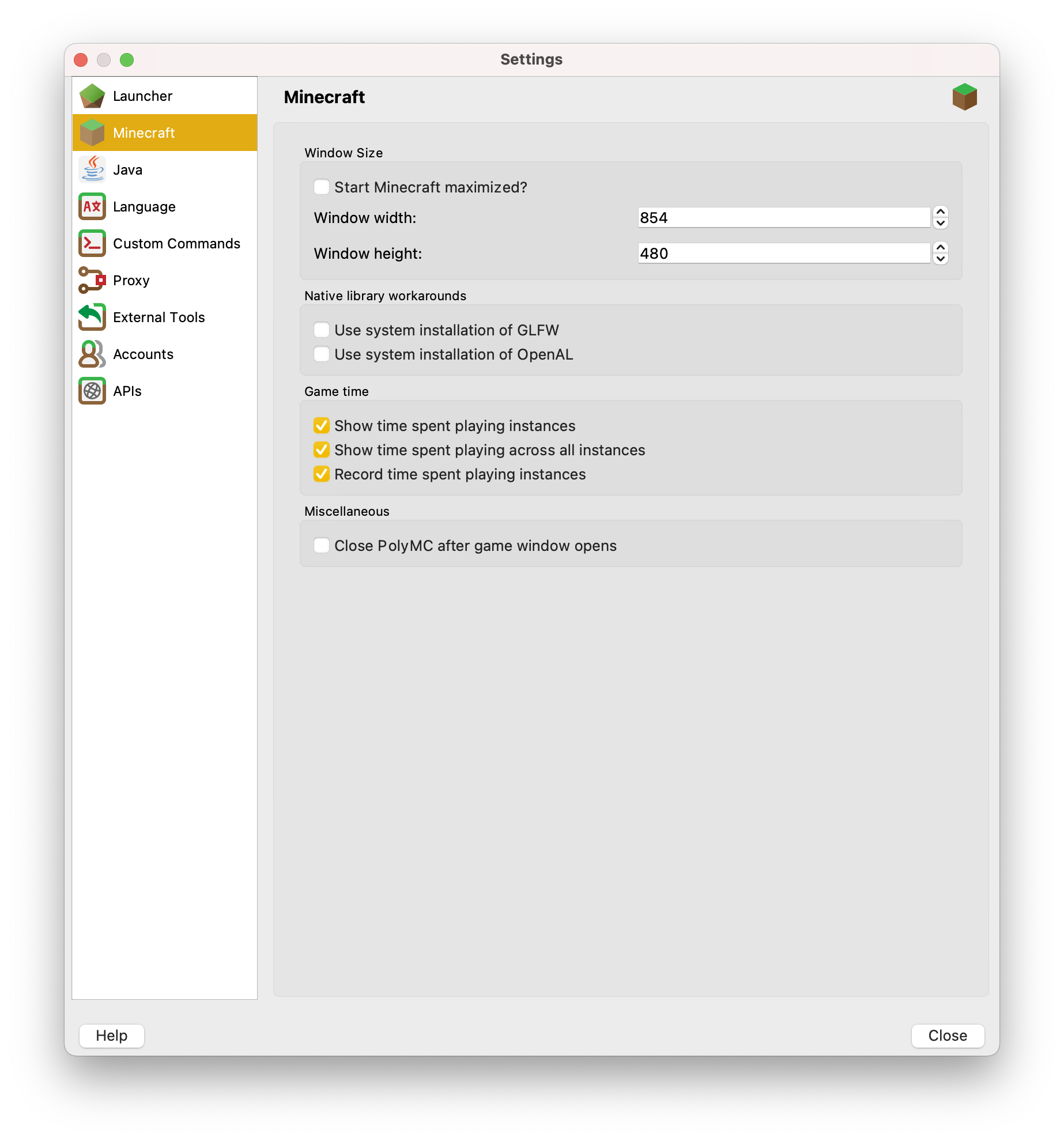 Hide PolyMC when lauching · Issue #226 · PolyMC/PolyMC · GitHub