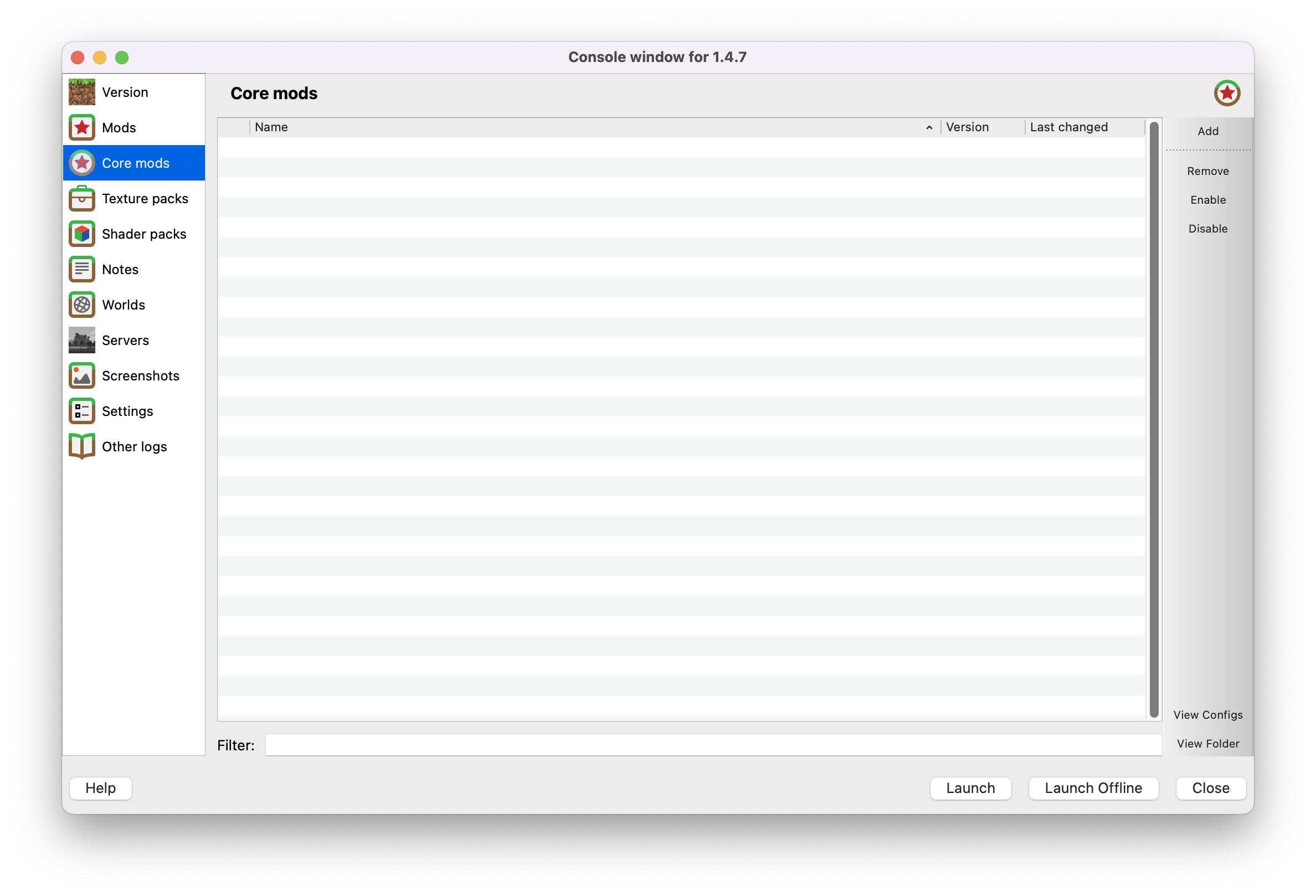 Make Coremods / Mods seperation more clear by Scrumplex · Pull Request #1035 · PolyMC/PolyMC ...