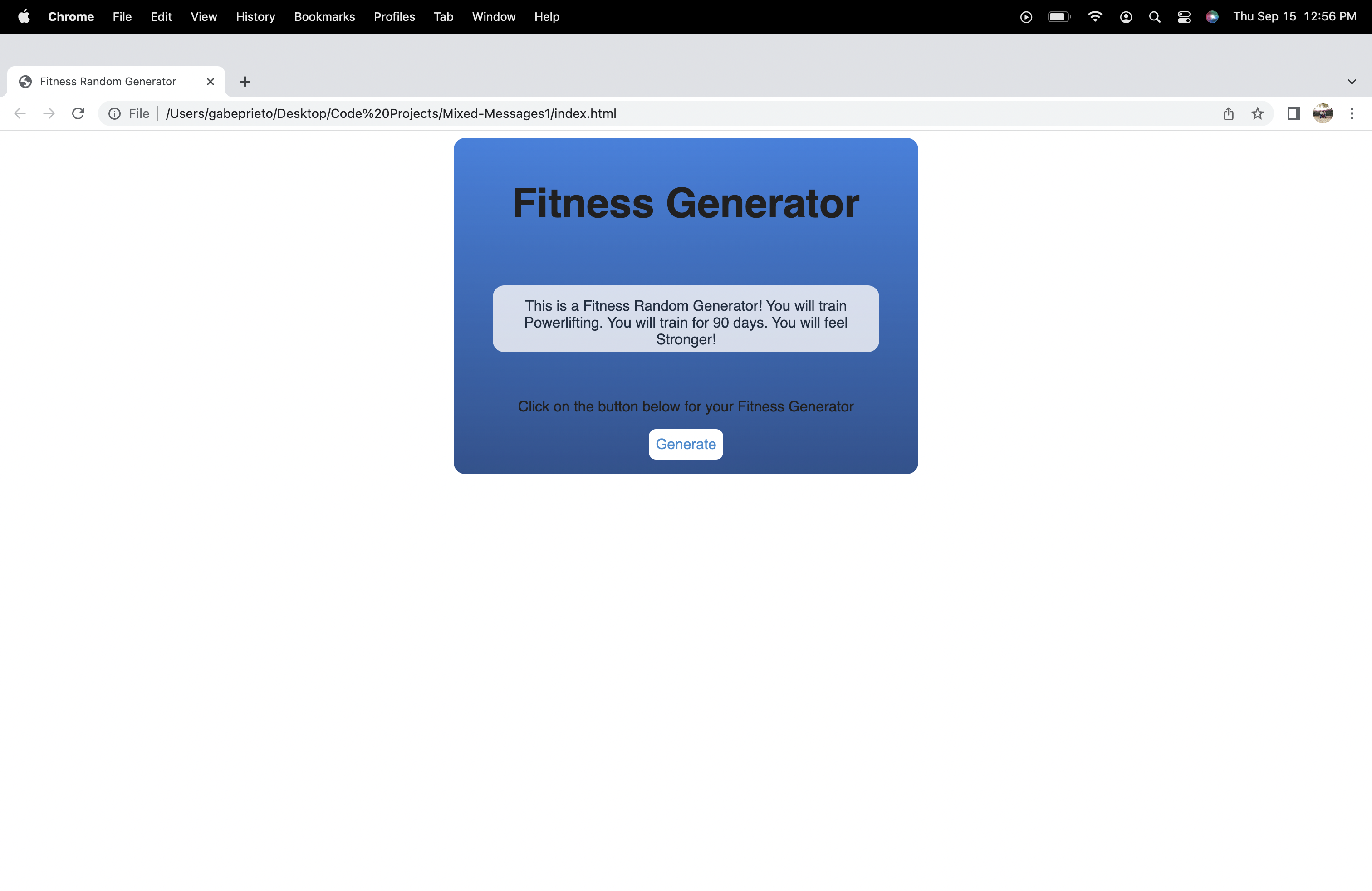 GitHub - mr-frenchfry/Mixed-Messages: Codecademy Project