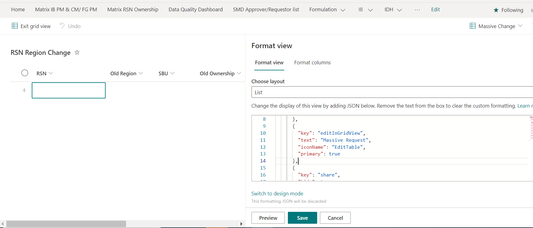 view-commandbar-formatting [Exit Grid View] button missing · Issue #7895 · SharePoint/sp-dev ...