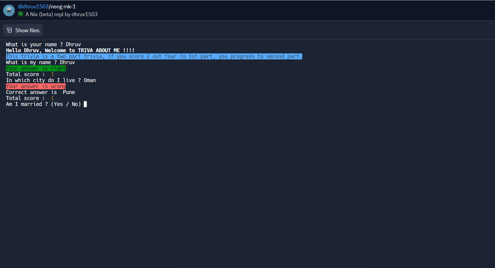 GitHub - dhruv1503/neog-mk-1-do-you-know-Dhruv-cli-quiz