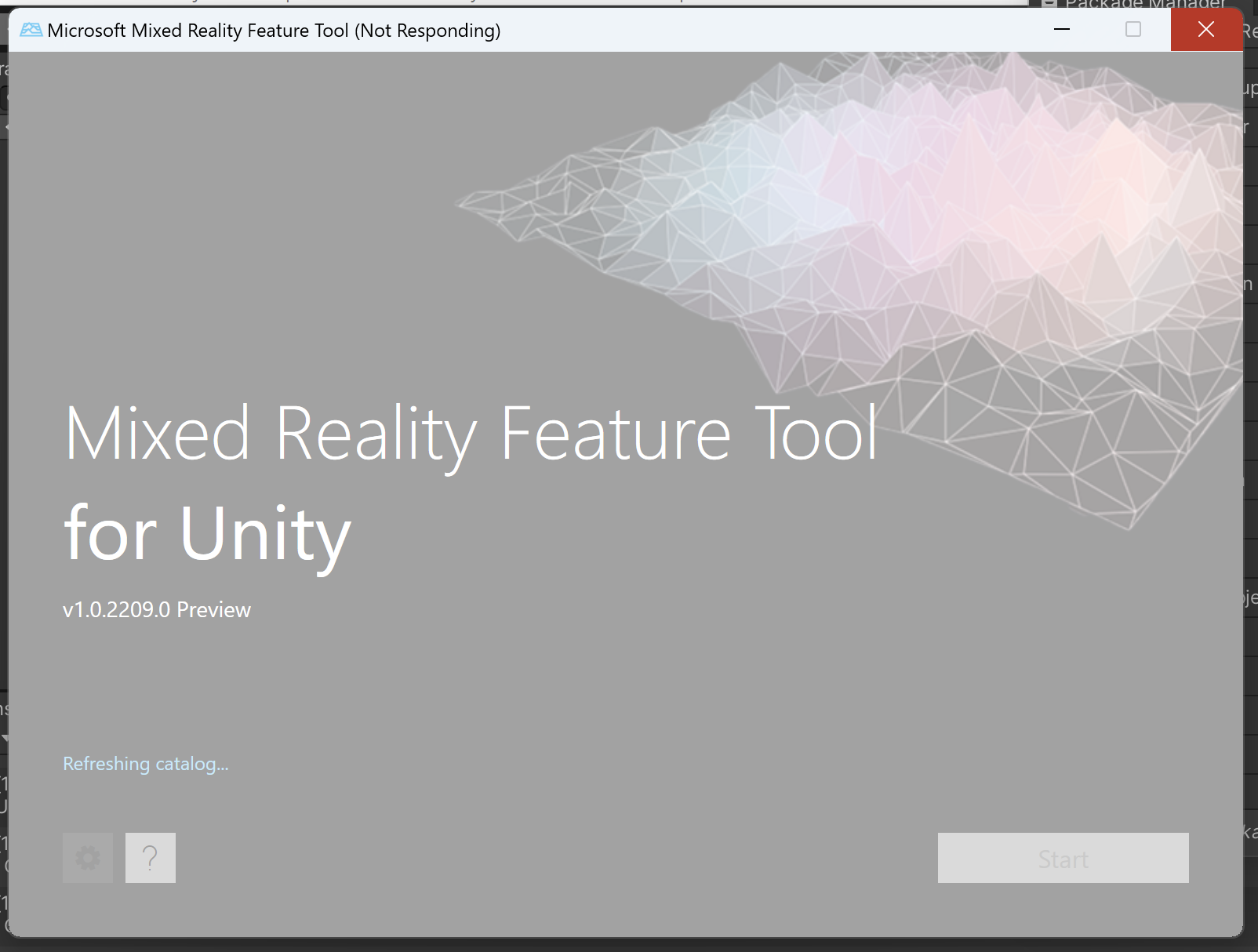 Mixed Reality Feature Toolkit refreshing catalogue - not responding · Issue #11305 · microsoft ...