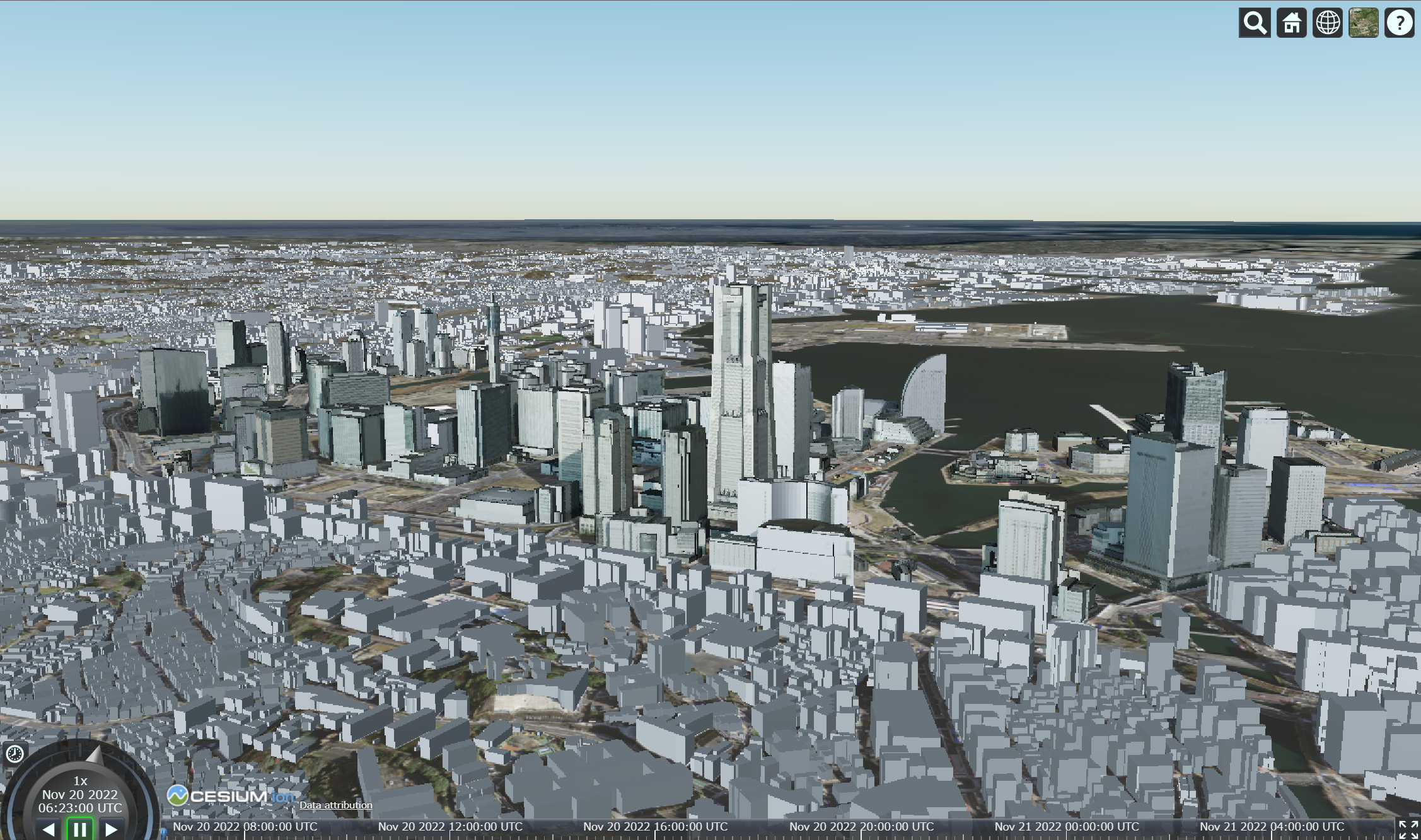 【Cesium】PLATEAUデータを表示する #JavaScript - Qiita