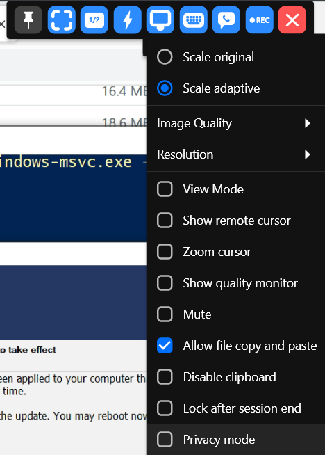[Nightly] Cannot enable multiple monitors on toolbar feature · Issue #3684 · rustdesk/rustdesk ...