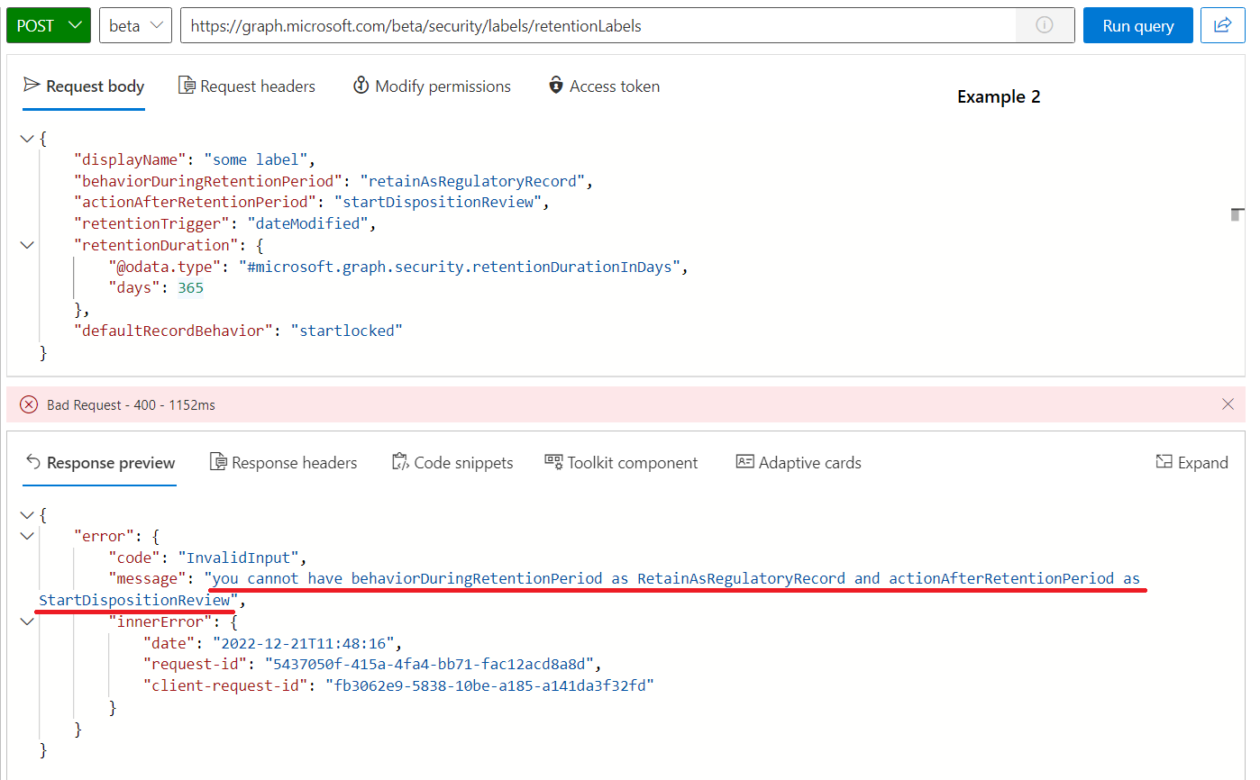 New command: Create a purview retention label · Issue #4147 · pnp/cli-microsoft365 · GitHub