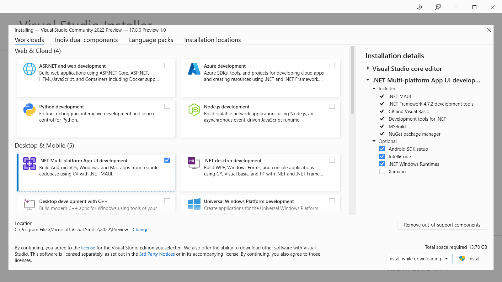 Net 8 Preview Vs Installer No Such Option · Issue 17051 · Dotnetmaui · Github 