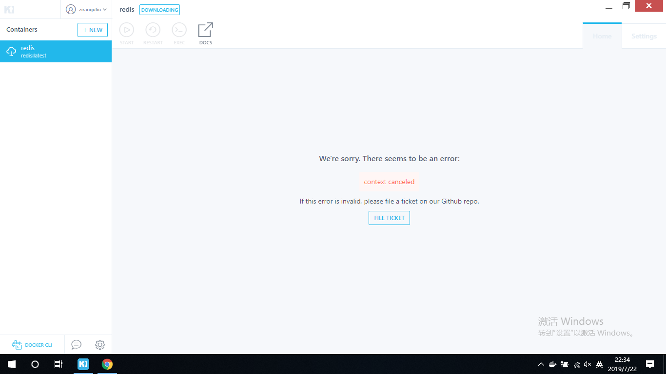 when I create container use Kitmatic,it's err like the attac · Issue #5098 · docker/kitematic ...
