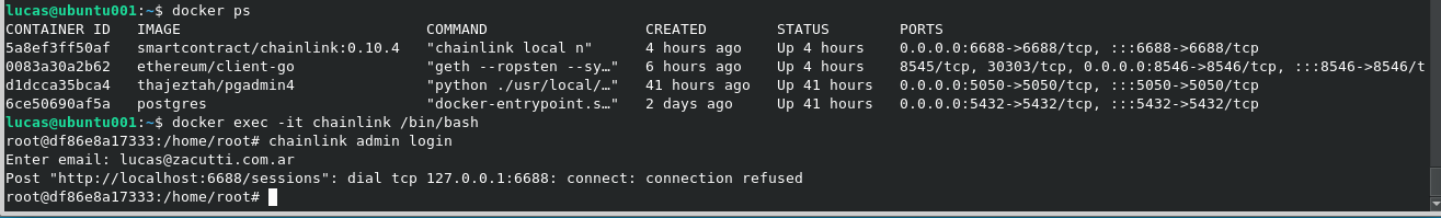 port 6688: Connection refused · Issue #11 · smartcontractkit/hello_chainlink · GitHub