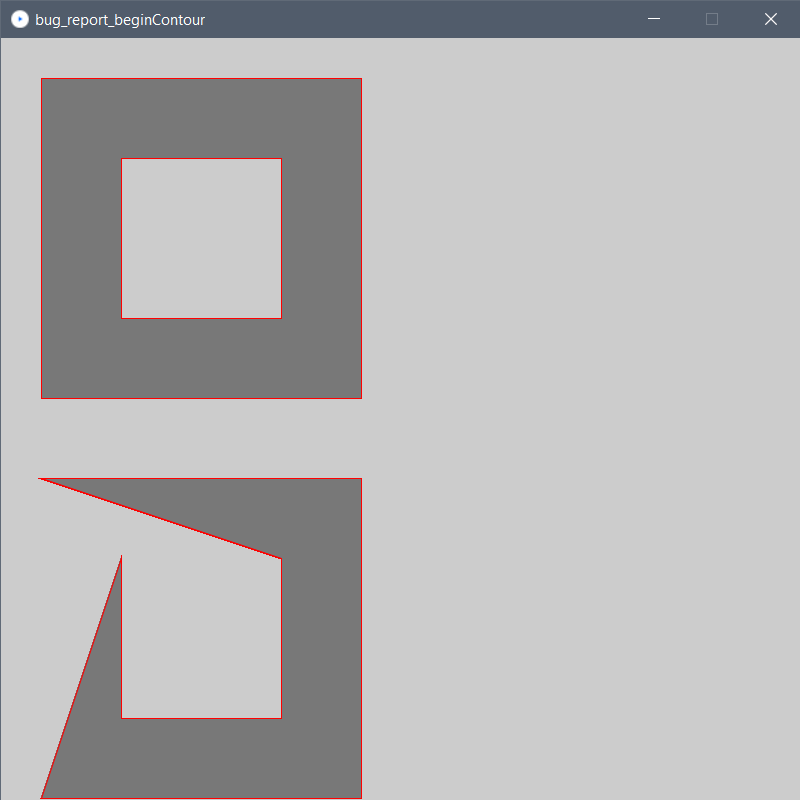 beginContour and endContour do not work when used within a PShape declaraion · Issue #506 ...