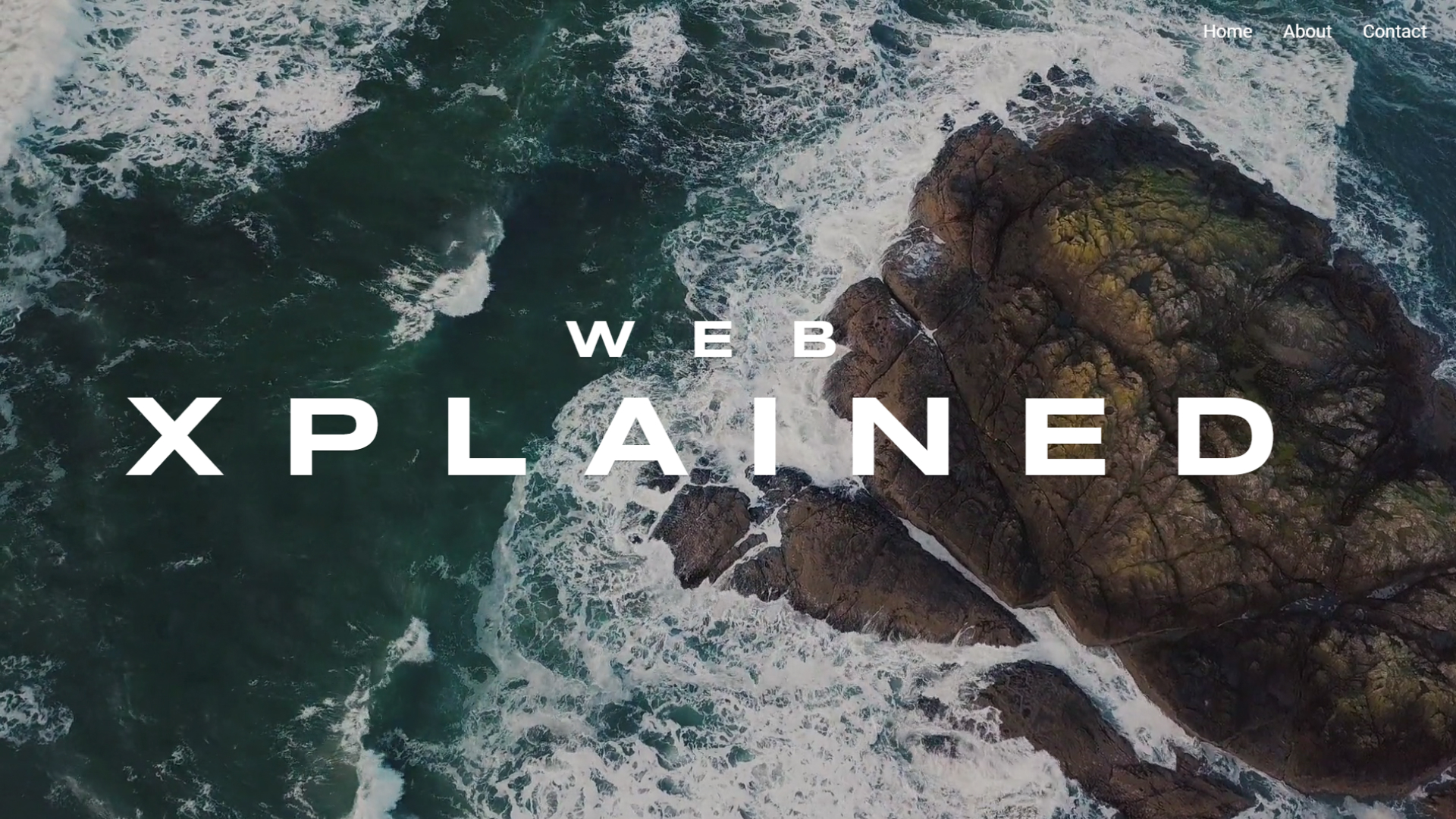 GitHub - webxplained/simple-video-background