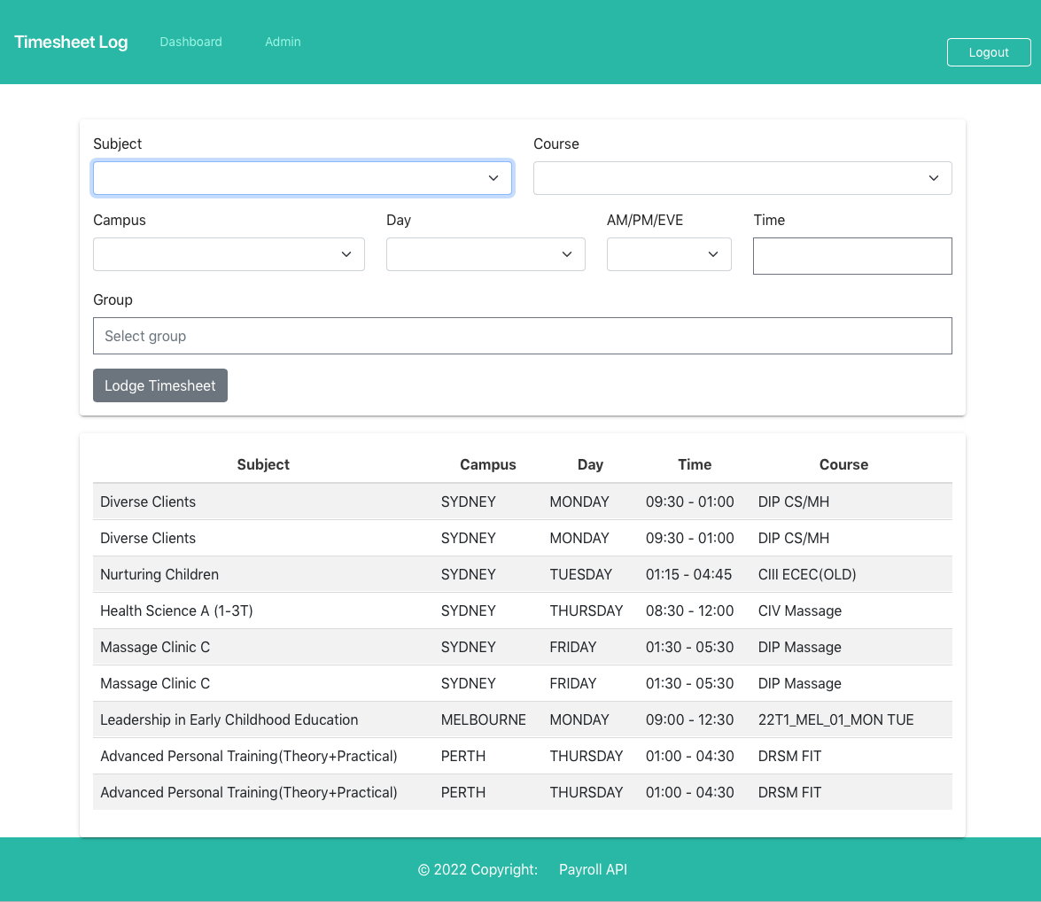 Michellehlcn/react-fastapi-payroll-API - Codesandbox