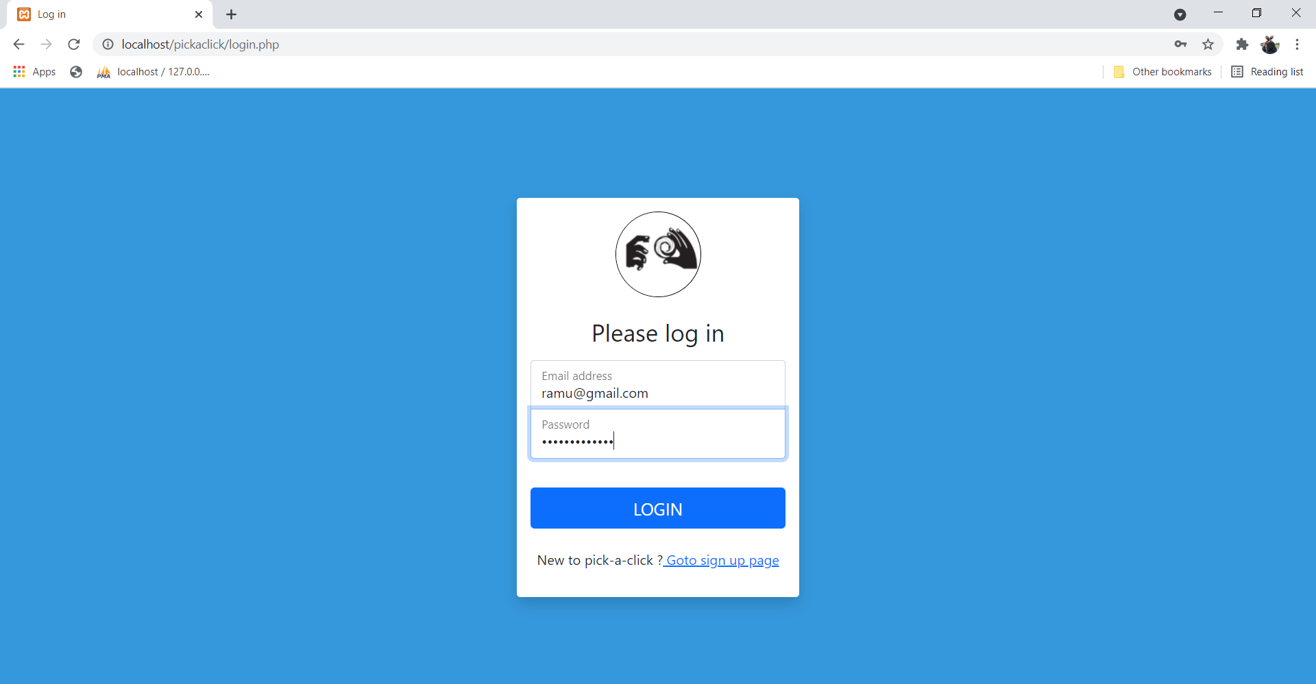 GitHub - Sanjeev-Karthick/Pick-A-Click: A photo studio booking website ...