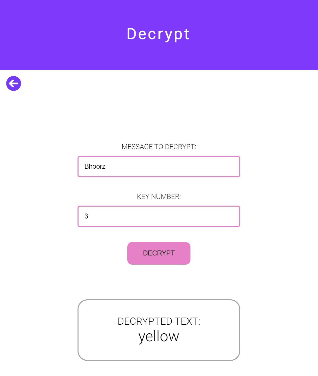 GitHub - emmaC11/Caesar-Cipher: A Caesar-Cipher that can encrypt & decrypt strings of text.