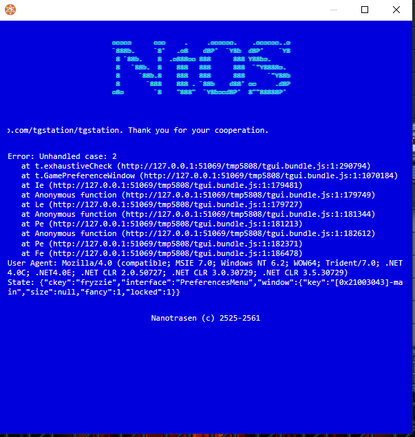 TGUI preferences runtime when switching menus · Issue #61470 ...