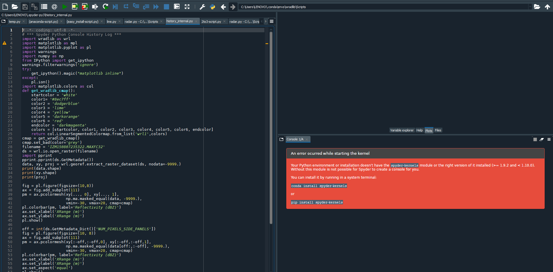 wradlib installation problem · Issue #489 · wradlib/wradlib · GitHub