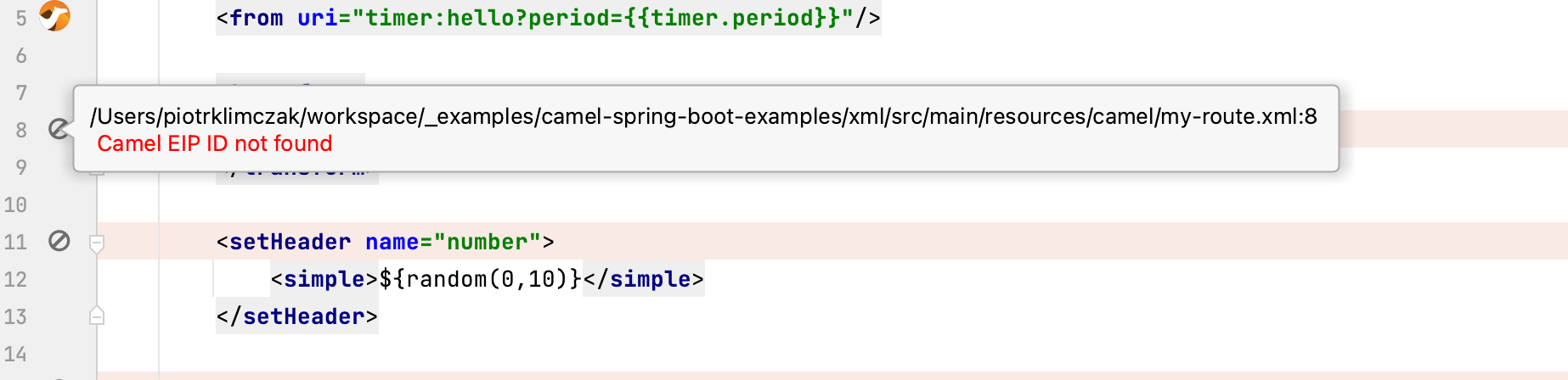 Camel EIP ID not found - IntelliJ 23.1.1, Camel 3.20.4 · Issue #827 · camel-tooling/camel-idea ...