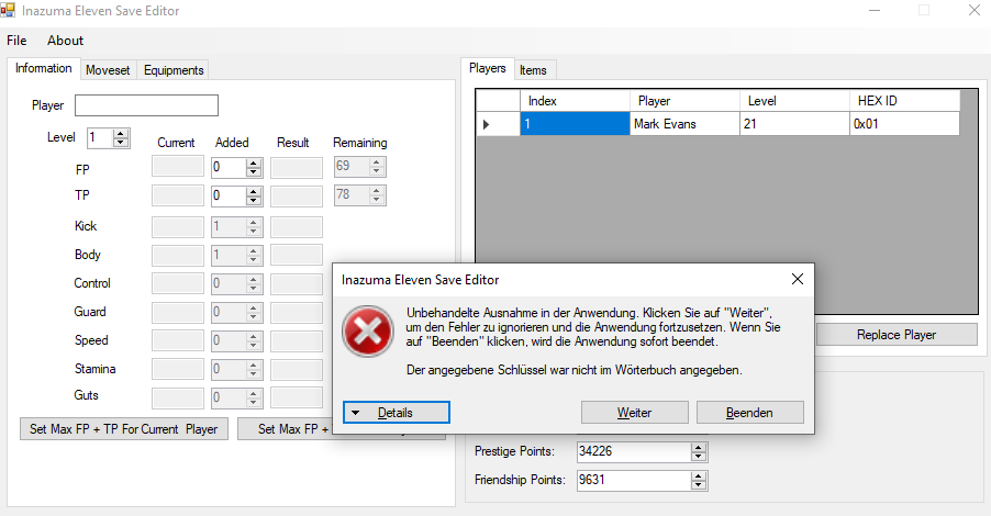 Error · Issue #1 · SwareJonge/Inazuma-Eleven-Toolbox · GitHub