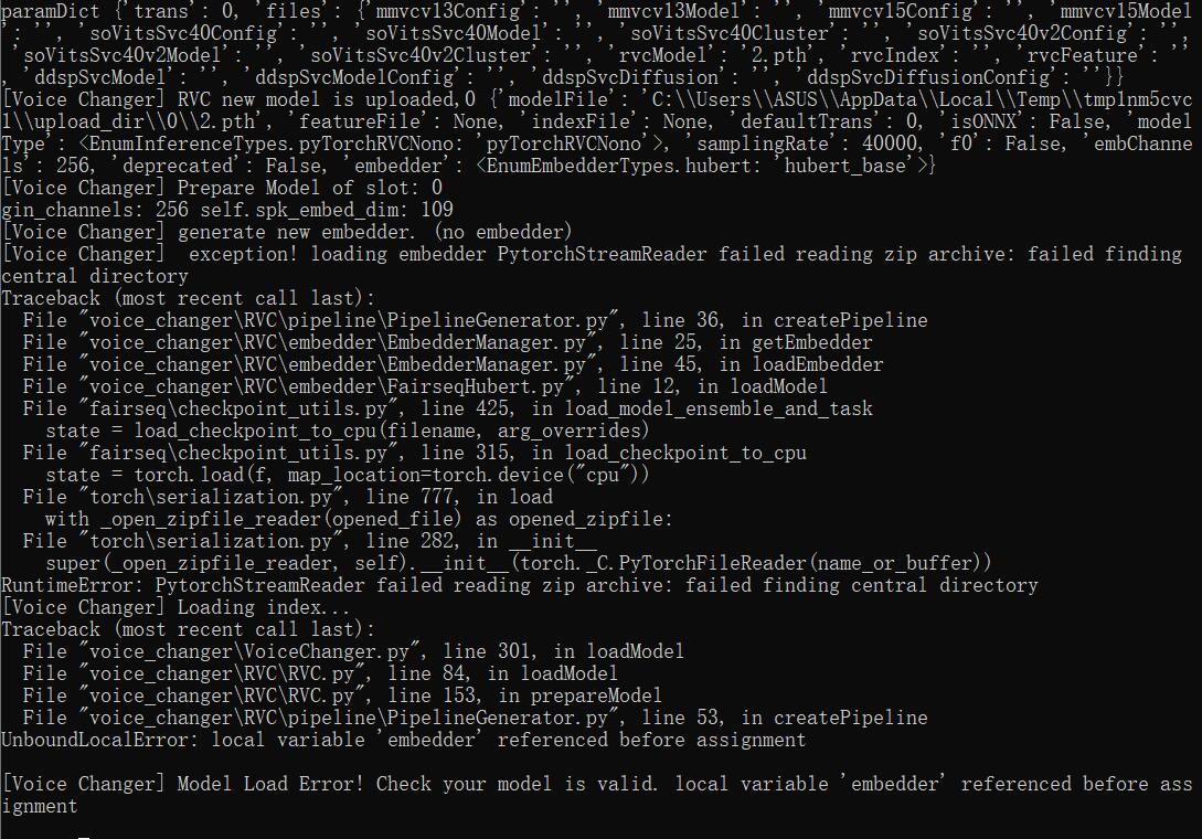 load rvc model wrong · Issue #227 · w-okada/voice-changer · GitHub
