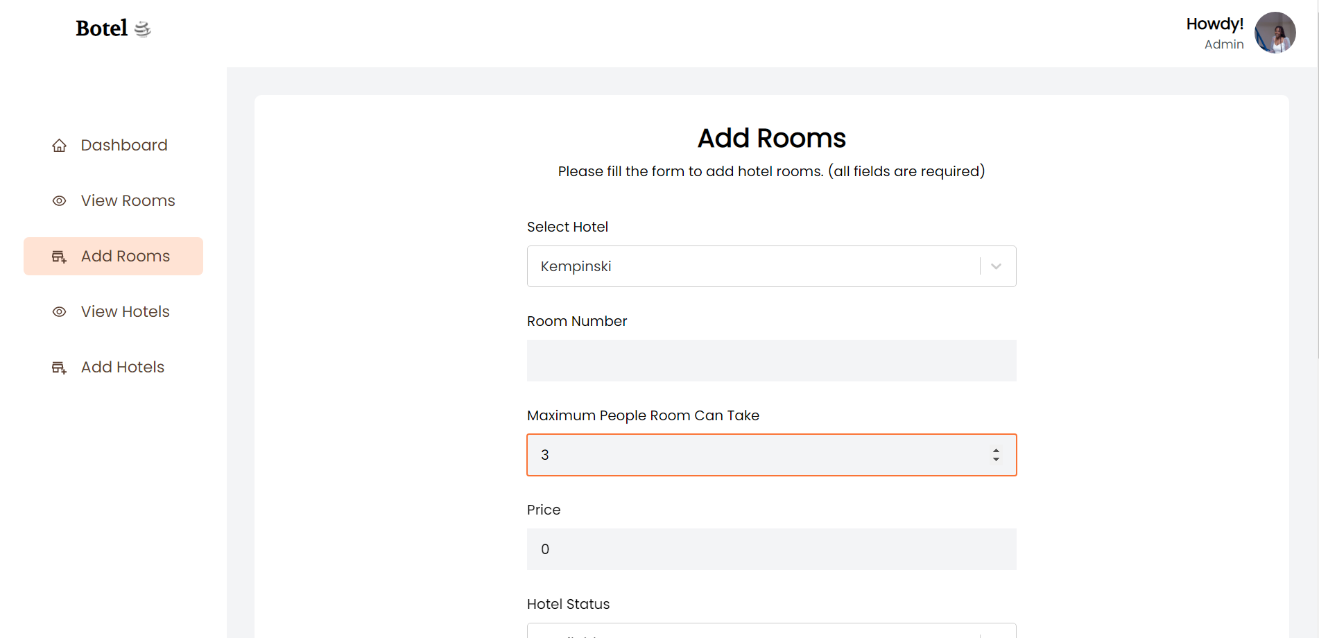 GitHub - baabashinelle/Botel-Admin: Admin Dashboard for Botel. API from https://github.com/qbentil