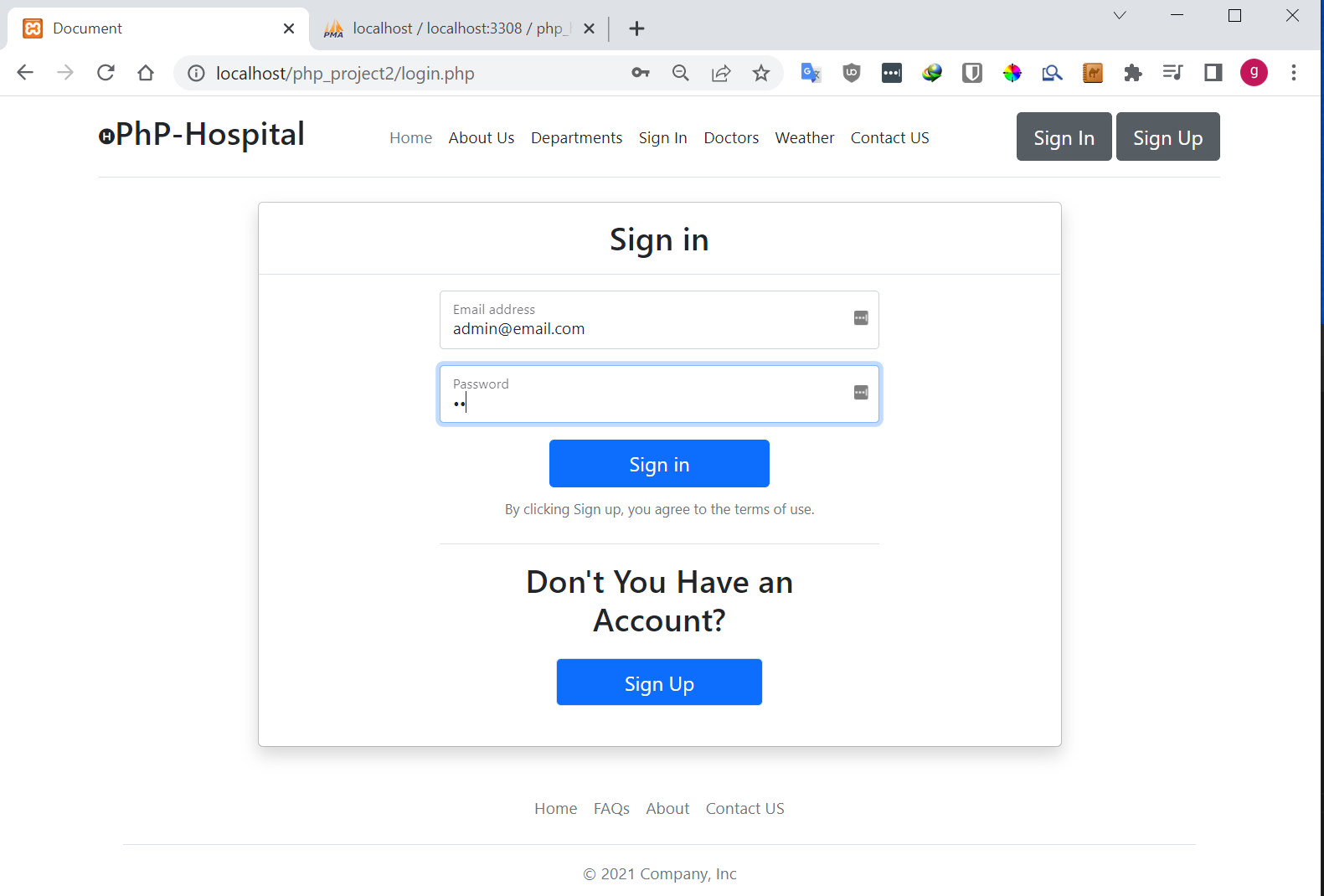 GitHub - gurayD1/Hospital_php_web_application