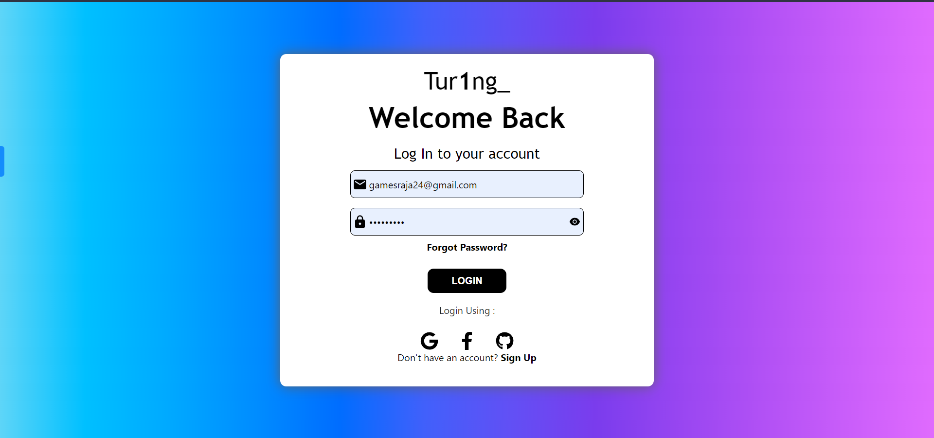 Want to improve the login and sign up page of the website · Issue #188 · AtriSukul1508/Njack ...