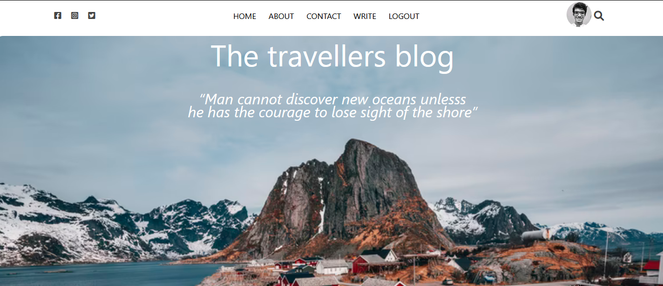 GitHub - punyprogrammer/travel_blog_mern: This a travel blogging ...