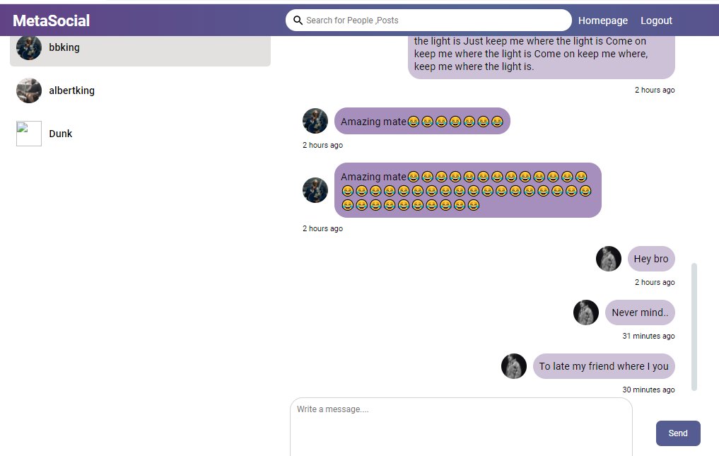 GitHub - punyprogrammer/metasocial: This is a social media application made with React and Node.js