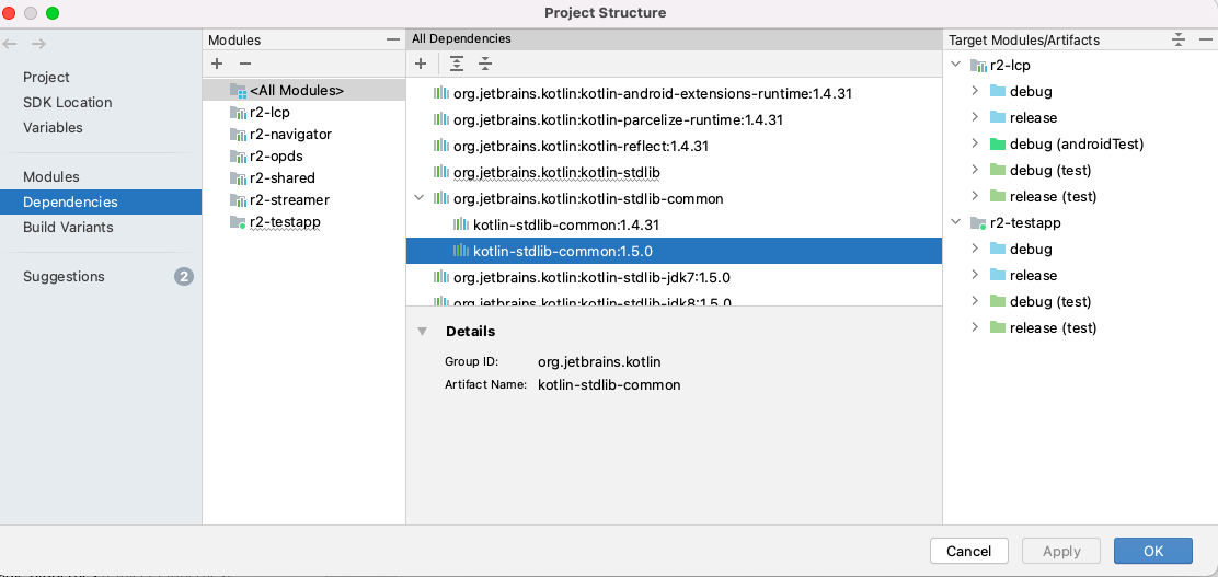 Getting this crash when opening the Reader screen In Android Studio 4.2.1 · Issue #429 · readium ...