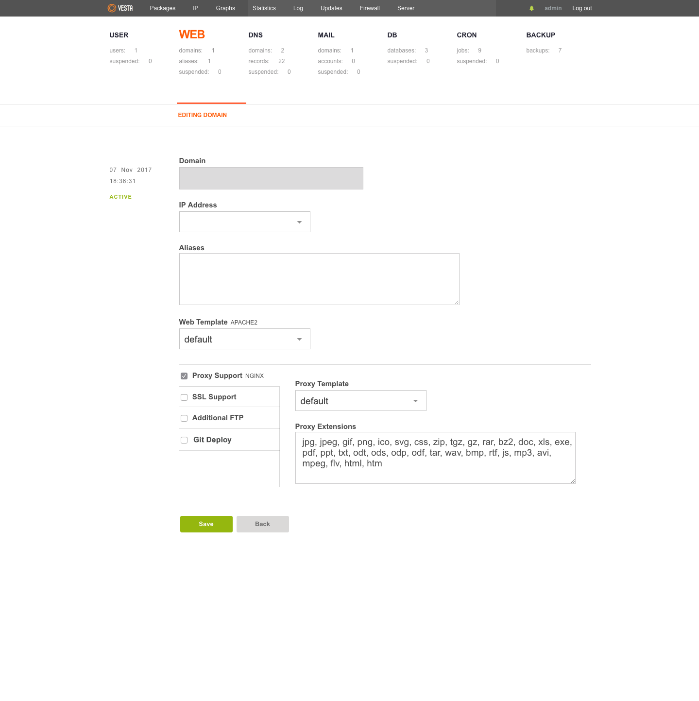 UI suggestion for WEB tab · Issue #1328 · outroll/vesta · GitHub