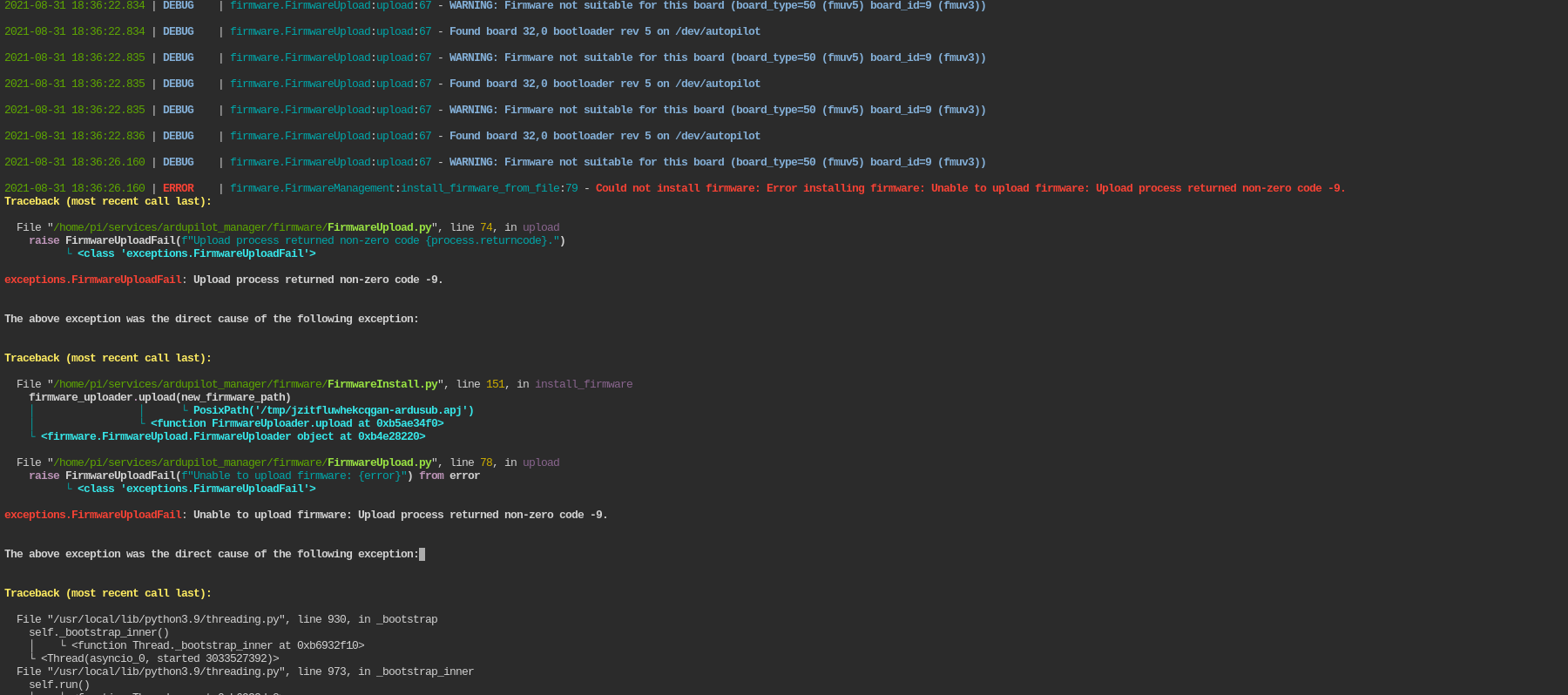 ardupilot-manager: Pixhawk4 vs Pixhawk1 · Issue #452 · bluerobotics/BlueOS · GitHub
