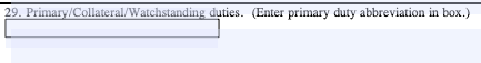 Enlisted Eval Block 29 Primary Duty Input · Issue #11 · LanceGundersen ...