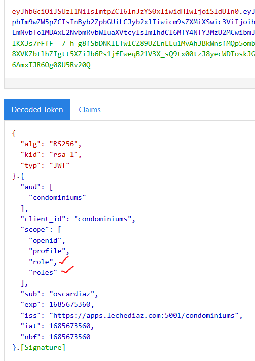 How can I get the roles associated with a user? · Issue #525 · simpleidserver/SimpleIdServer ...