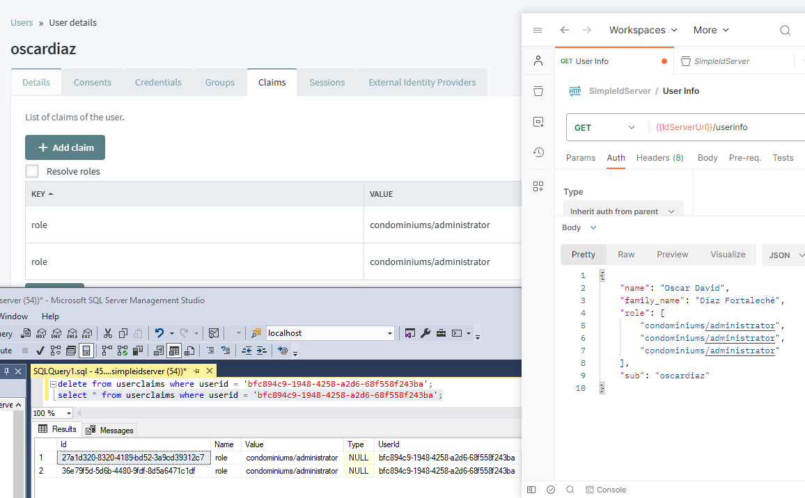 How can I get the roles associated with a user? · Issue #525 · simpleidserver/SimpleIdServer ...