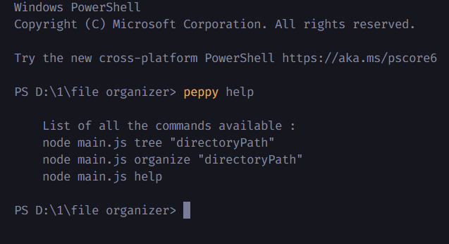GitHub - shAdow01Lord/Command-line-file-organizer: A set of three ...