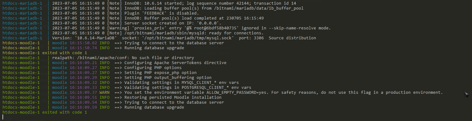 [bitnami/moodle] realpath: /bitnami/apache/conf: No such file or directory · Issue #36436 ...