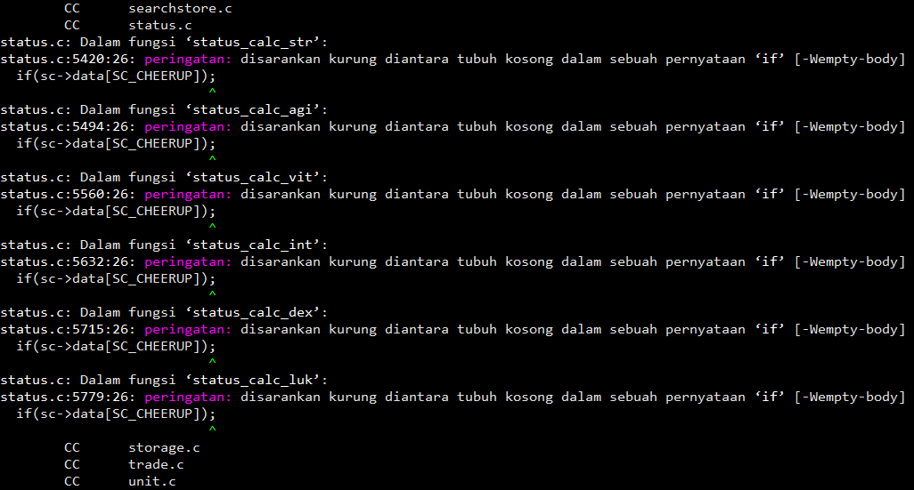 Warning on status.c · Issue #2532 · rathena/rathena · GitHub
