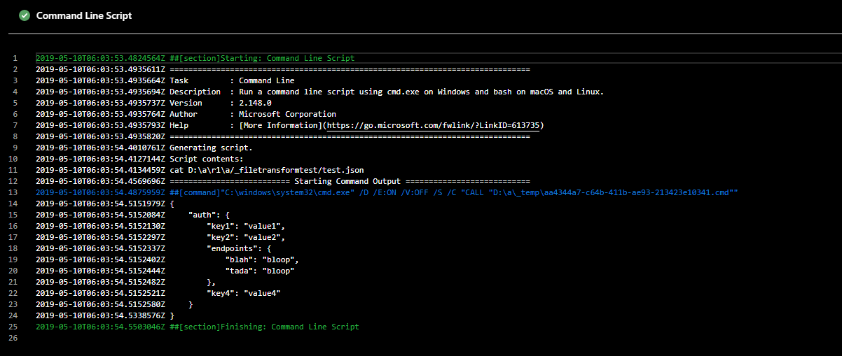Complete Set Json Replacement Doesnt Work · Issue 10347 · Microsoftazure Pipelines Tasks · Github