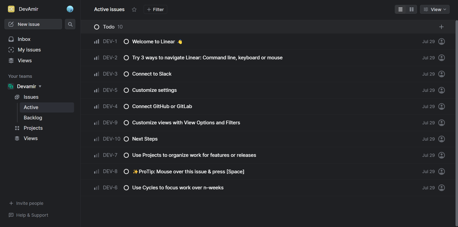 GitHub - AmirAbdRazak/linear-bootleg: A bootleg from scratch of the Project Management ...