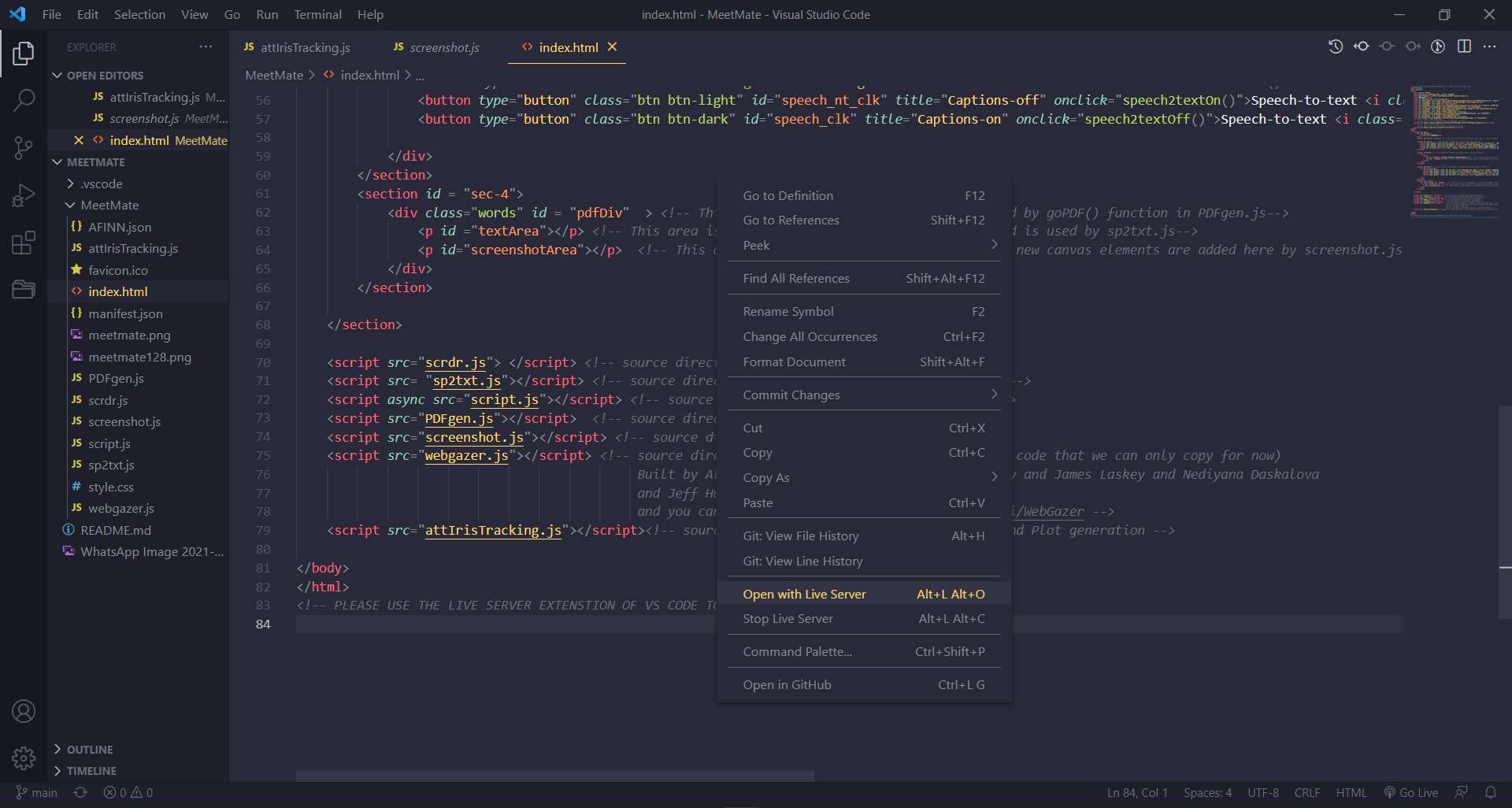 GitHub - DivyamAgrawal1205/MeetMate: An easy to use cloud web application for your everyday ...