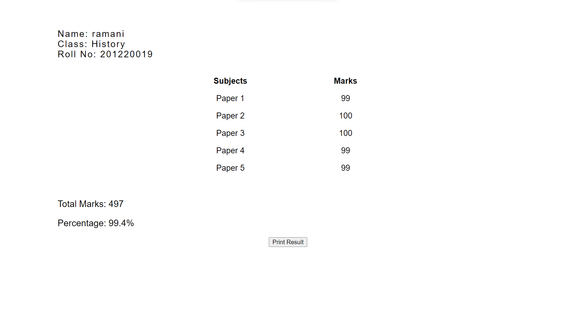 GitHub - ramani-1408/Student-result-managment-