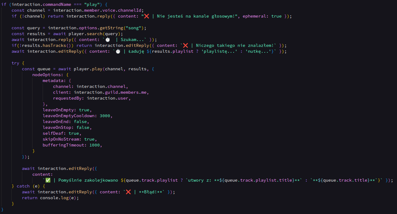 Player doesn't skip unplayable track even with skipOnNoStream option ...