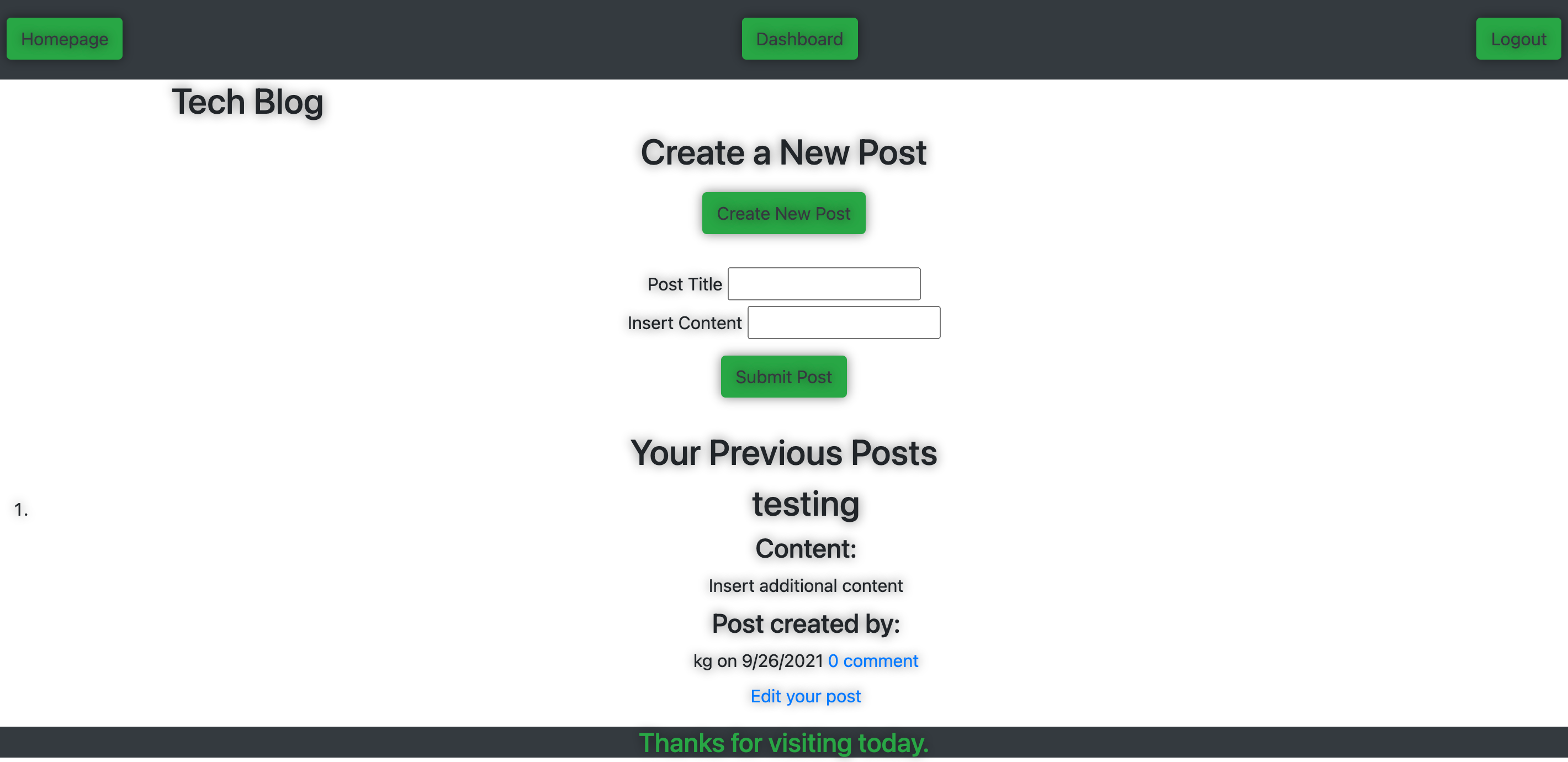GitHub - GraceKevin/tech-blog-Model-View