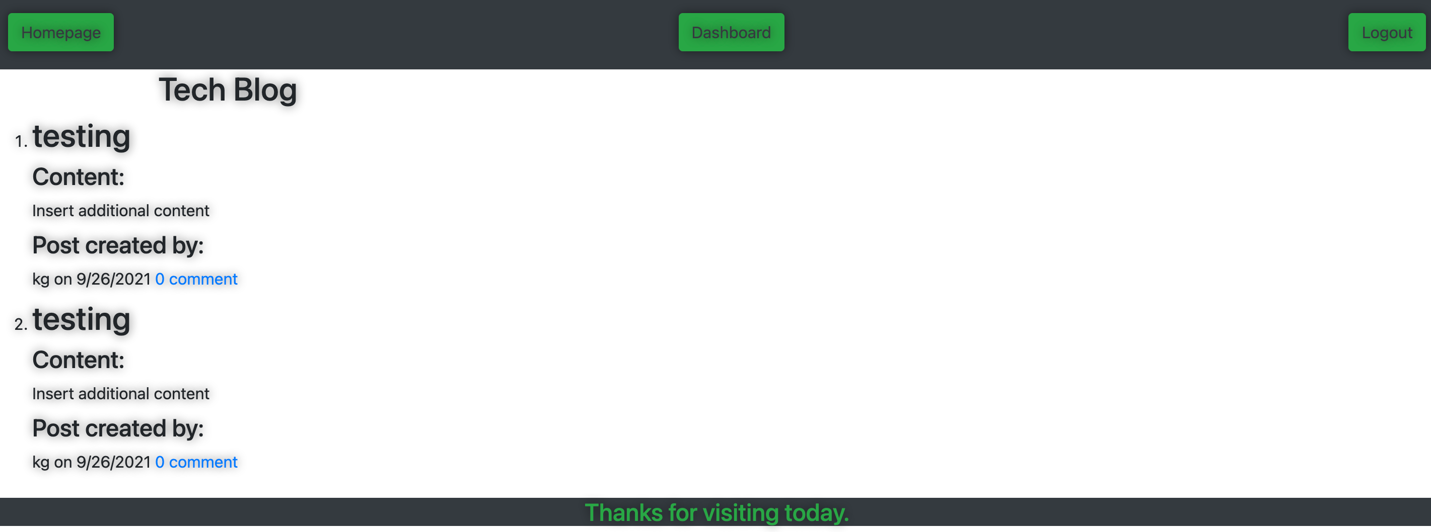 GitHub - GraceKevin/tech-blog-Model-View
