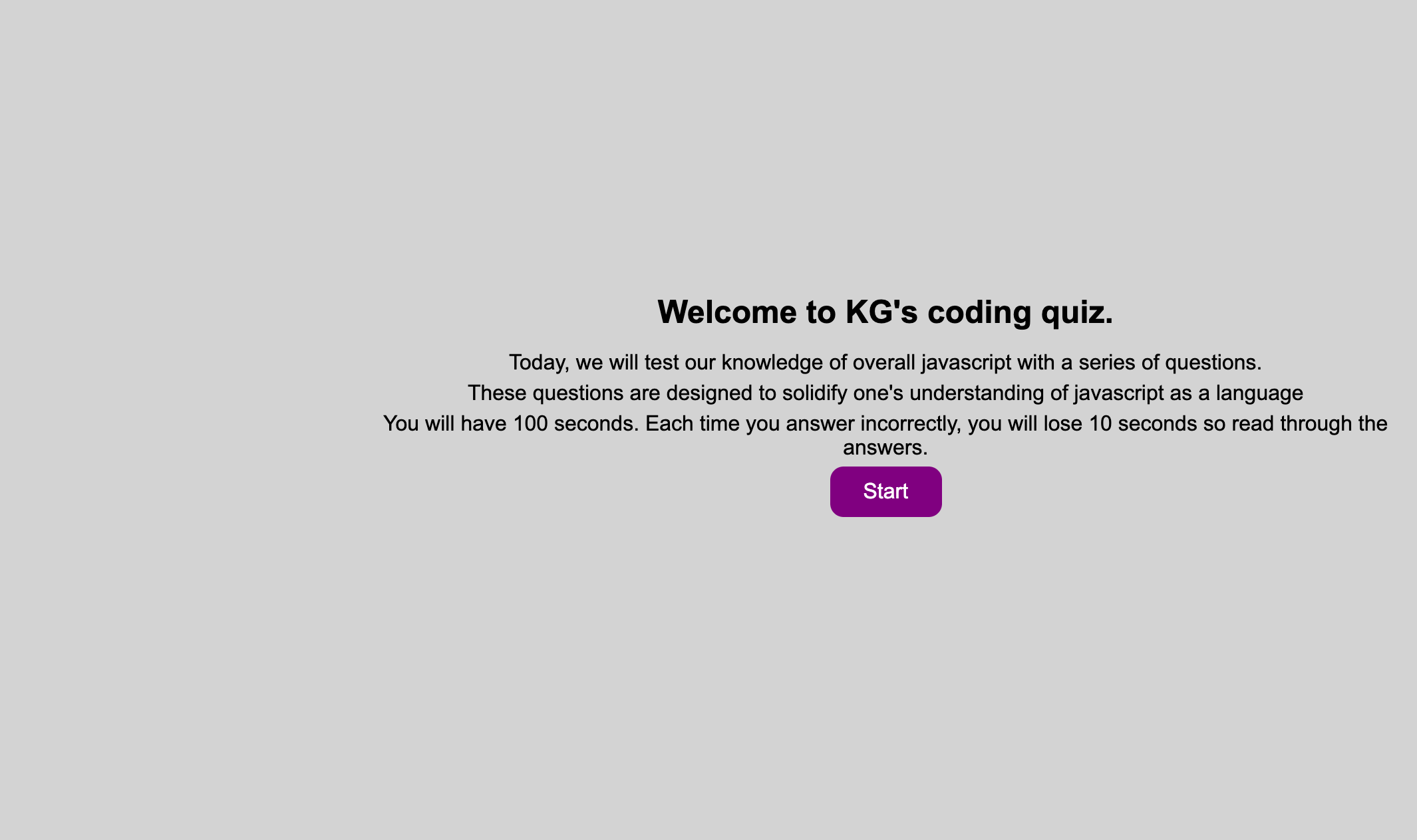 GitHub - GraceKevin/CodeQuizFinale