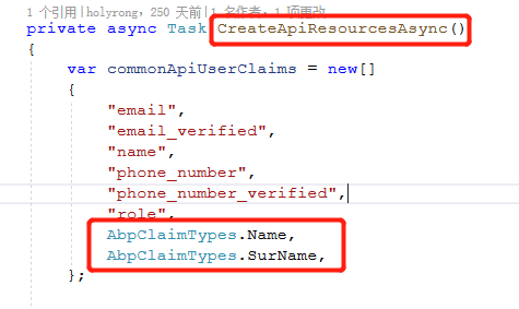 IdentityServer:Custom Flow ，CurrentUser.name surName is null,but “authorization_code” with ...