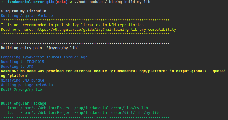 Platform Library Does Not Build When Used Inside The Project · Issue 3772 · Sapfundamental