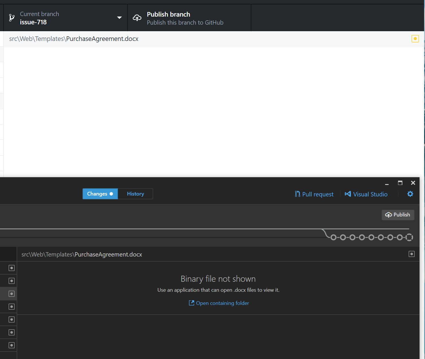 Binary diff doesn't show anything, not even a message indicating it's a binary file · Issue ...