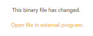 Binary diff doesn't show anything, not even a message indicating it's a binary file · Issue ...
