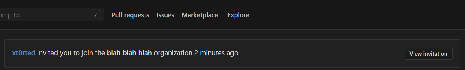 Org invite banner is the wrong color · Issue #953 · StylishThemes/GitHub-Dark · GitHub